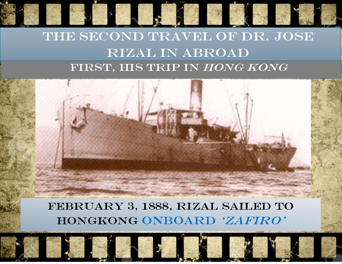 RIZAL's Second Travel Abroad: Hong Kong, Japan, and Europe Insights ...