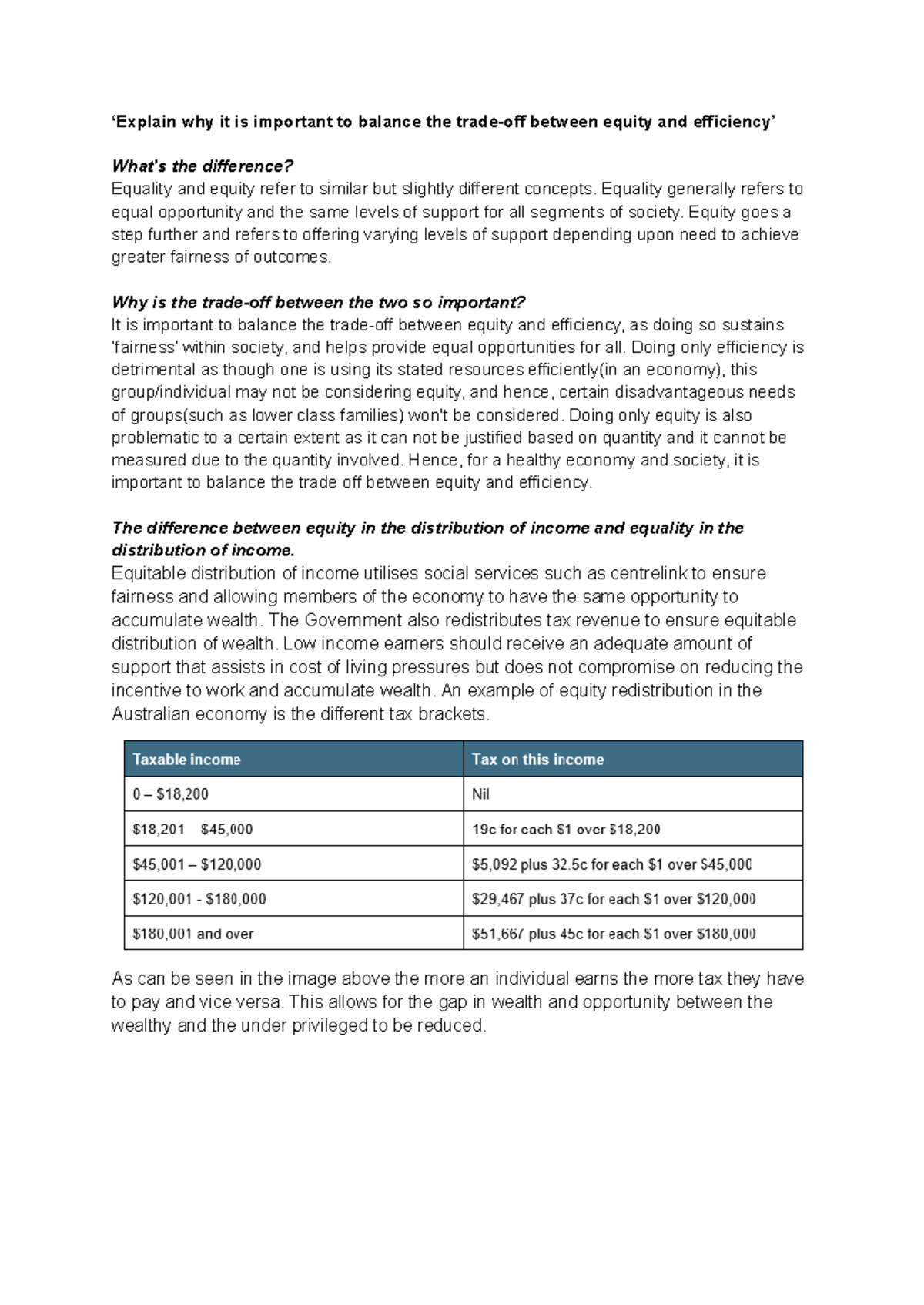 Eco SAC: Balancing Equity and Efficiency in Resource Allocation - Studocu