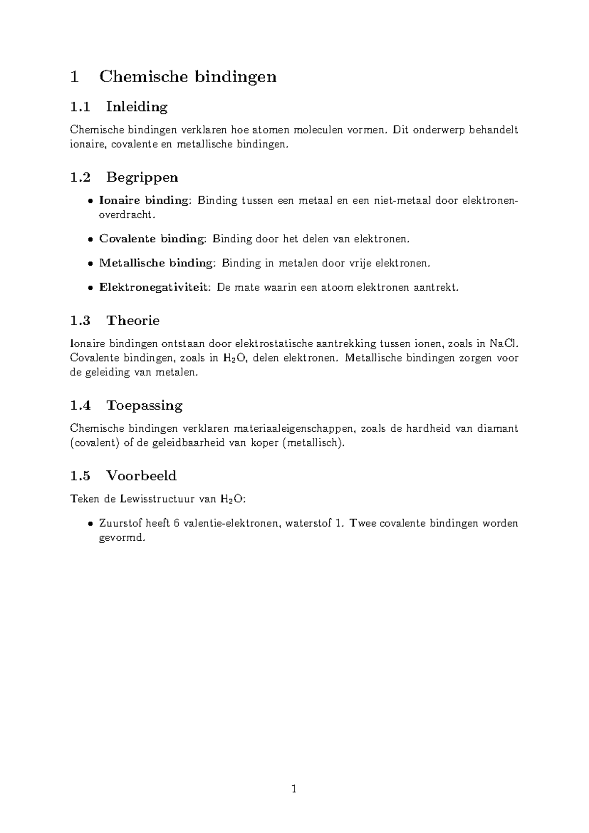 Chemische Bindingen in Scheikunde: Ionaire, Covalente en Metallische ...