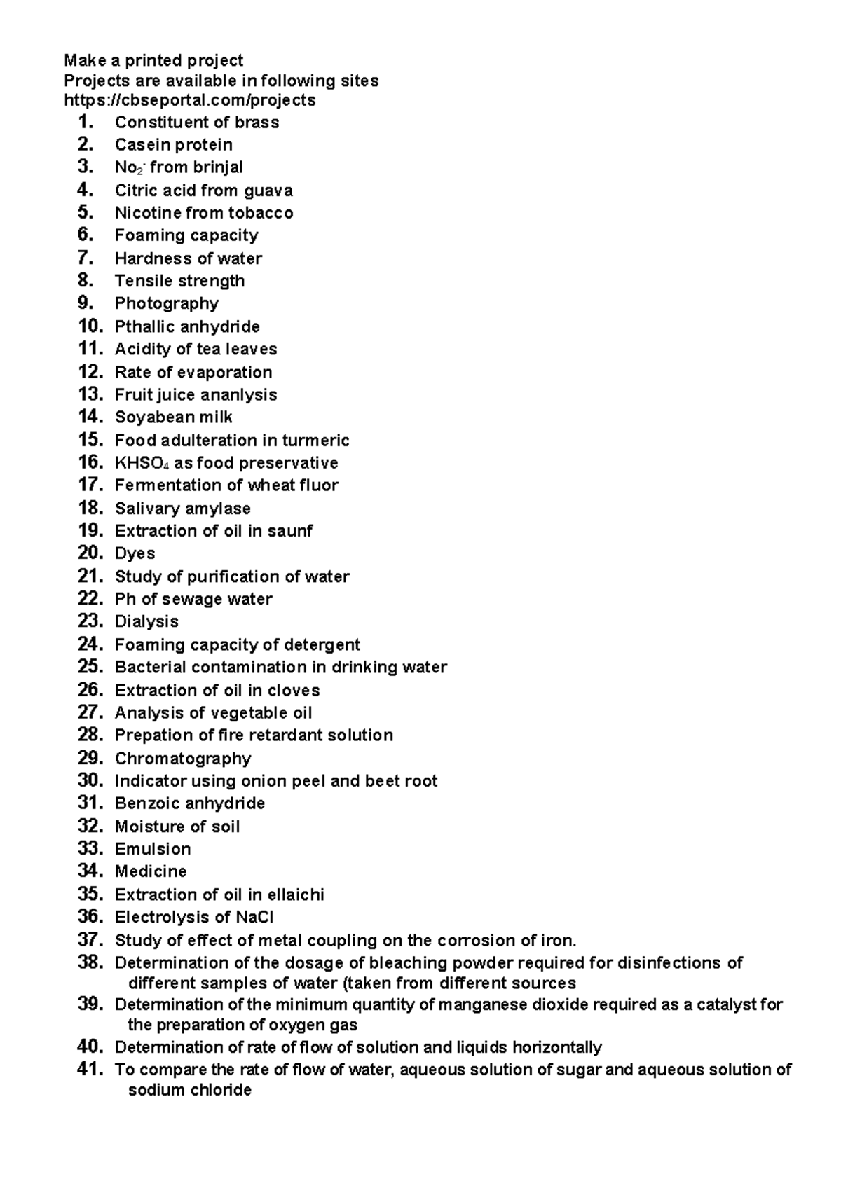 Project List for BSSDBBBH: Experiments and Analyses - Studocu