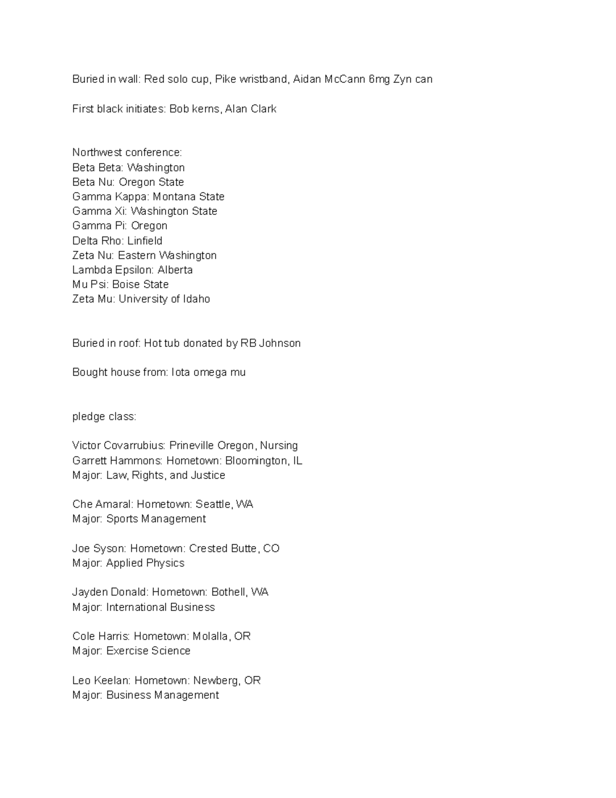 Kappa Sigma Fraternity History & Pledge Info Document - Studocu