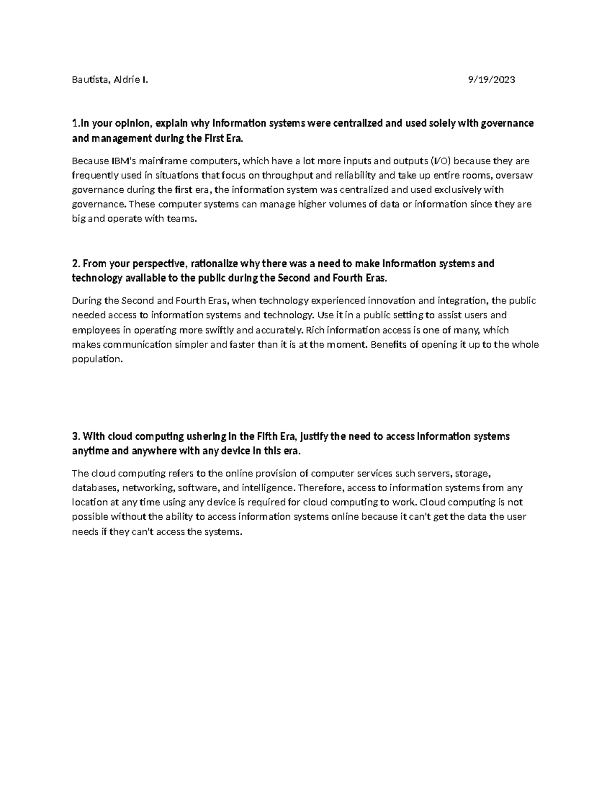 01 Assignment 1 - ARG Professional Issues in Info Systems & Tech - Studocu