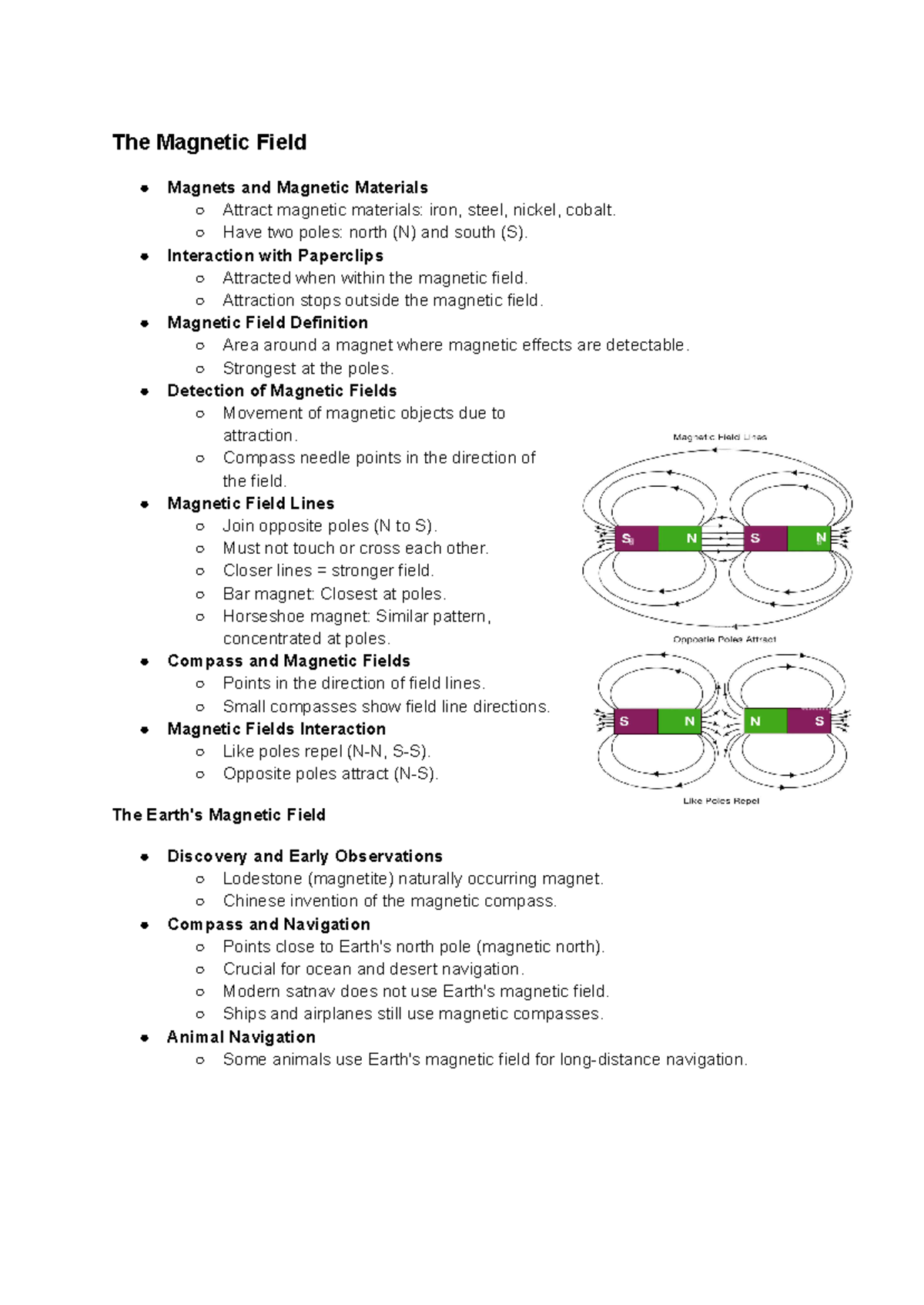 Chapter 9 Year 8 - Science notes for Cambridge Checkpoint - The ...