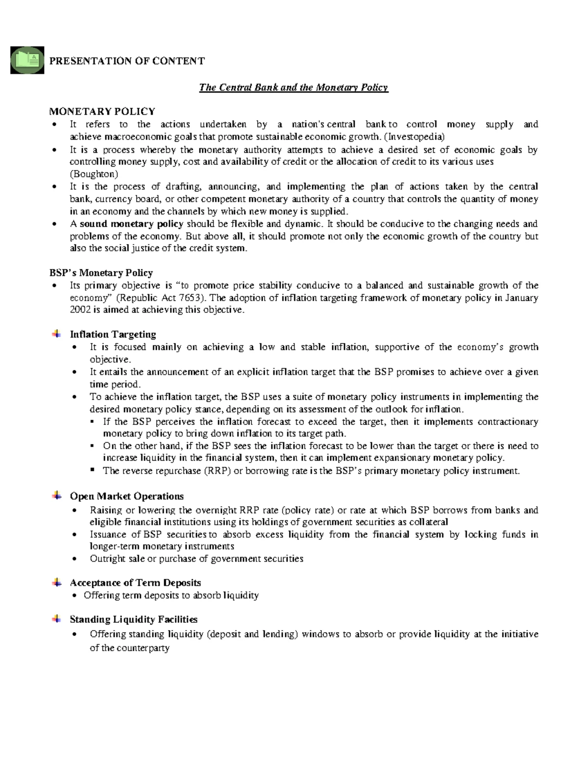 BSP Organizational Structure - Regional Operations Payments Currency ...