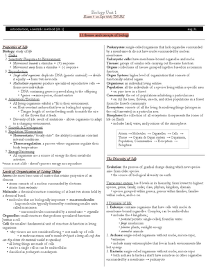 Cell Biology Notes: Structure, Function, and Enzyme Activity - Study ...