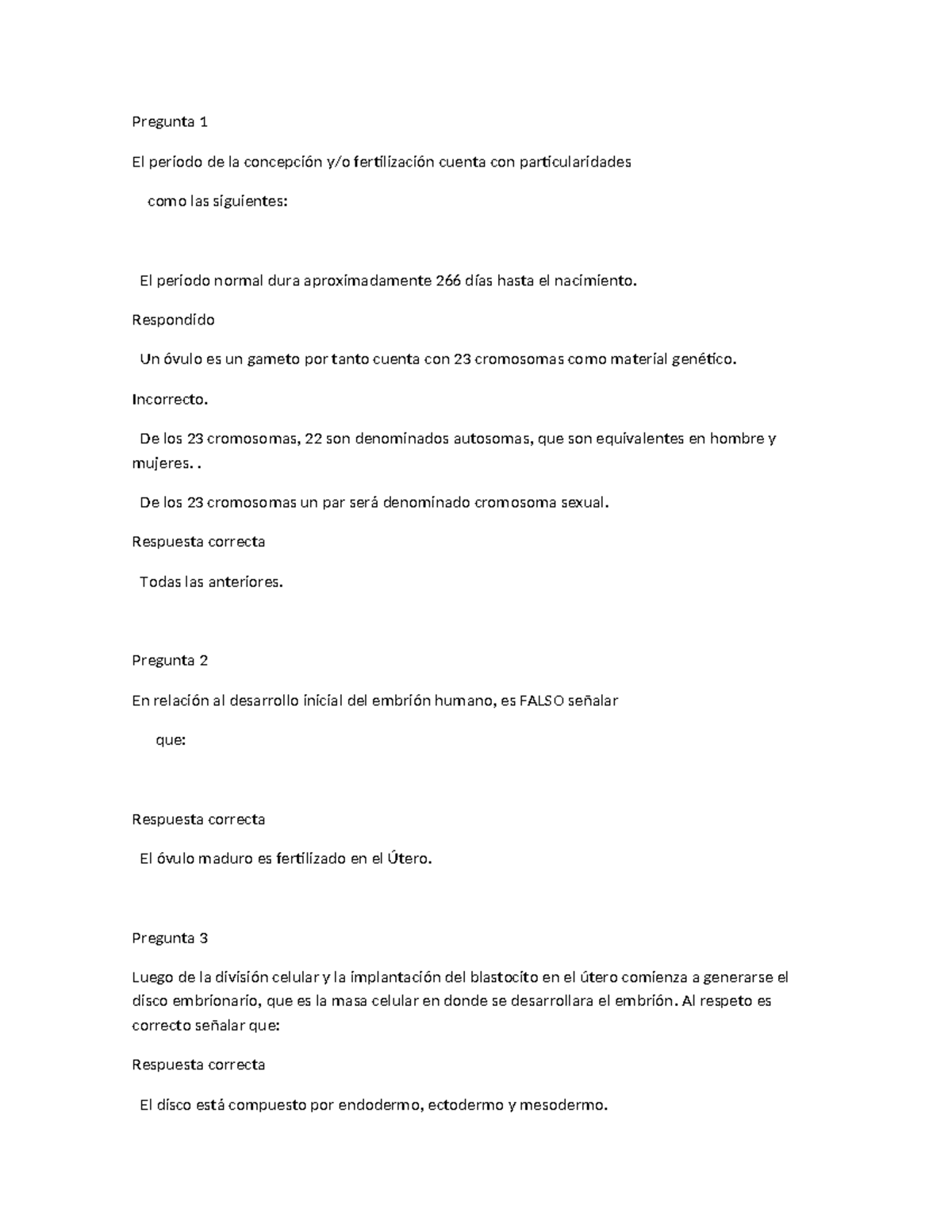 Prueba Modulo 2 Psicologia DEL Desarrollo 2 - El periodo de la concepción y/o fertilización ...