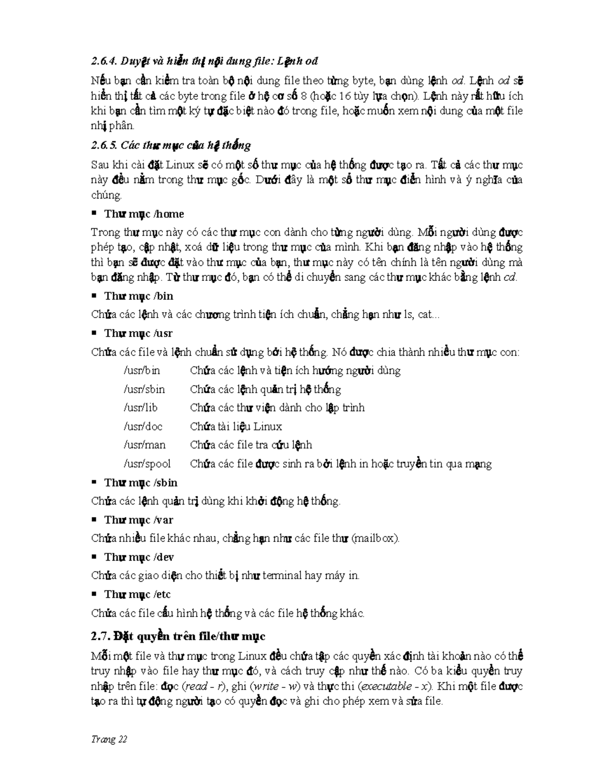Lab 3: L nh od và Quy n Truy Nh p trong H th ng Linux - Studocu