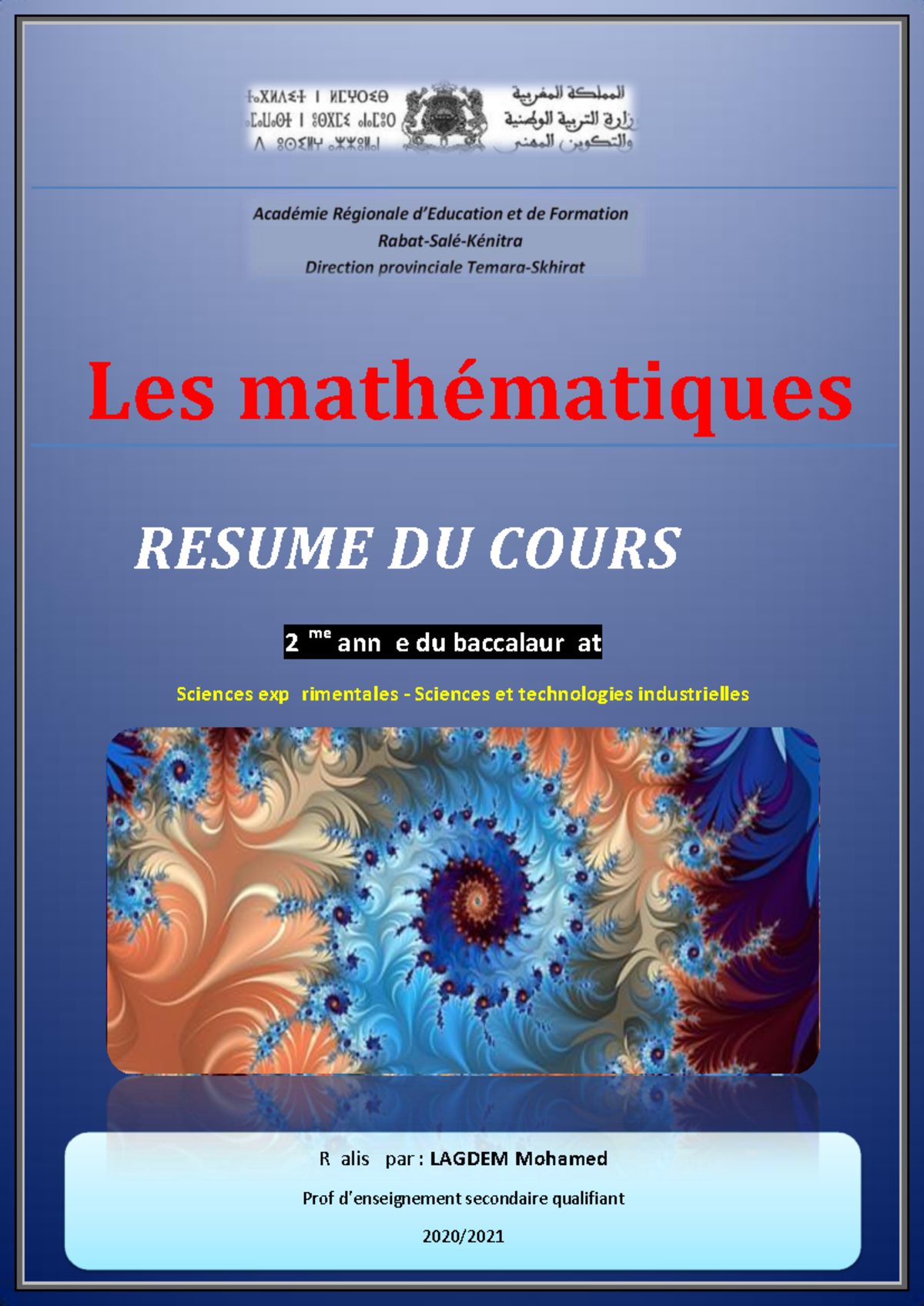 Résumé du Cours de Mathématiques - BAC 2ème Année - LAGDEM Mohamed ...