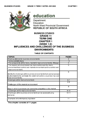 [Solved] Scope for business studies grade 12 paper 2 for 2025 mayjune ...