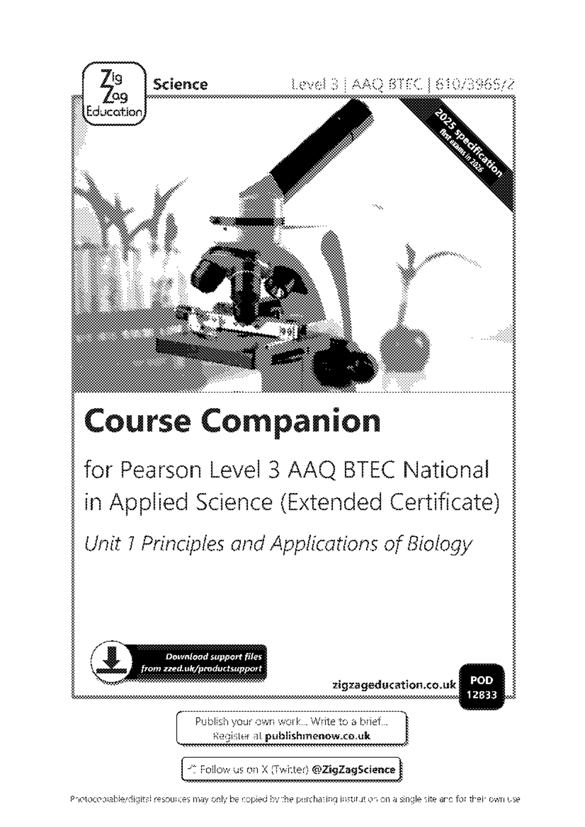 Course Companion for Pearson Level 3 AAQ BTEC National in Applied ...