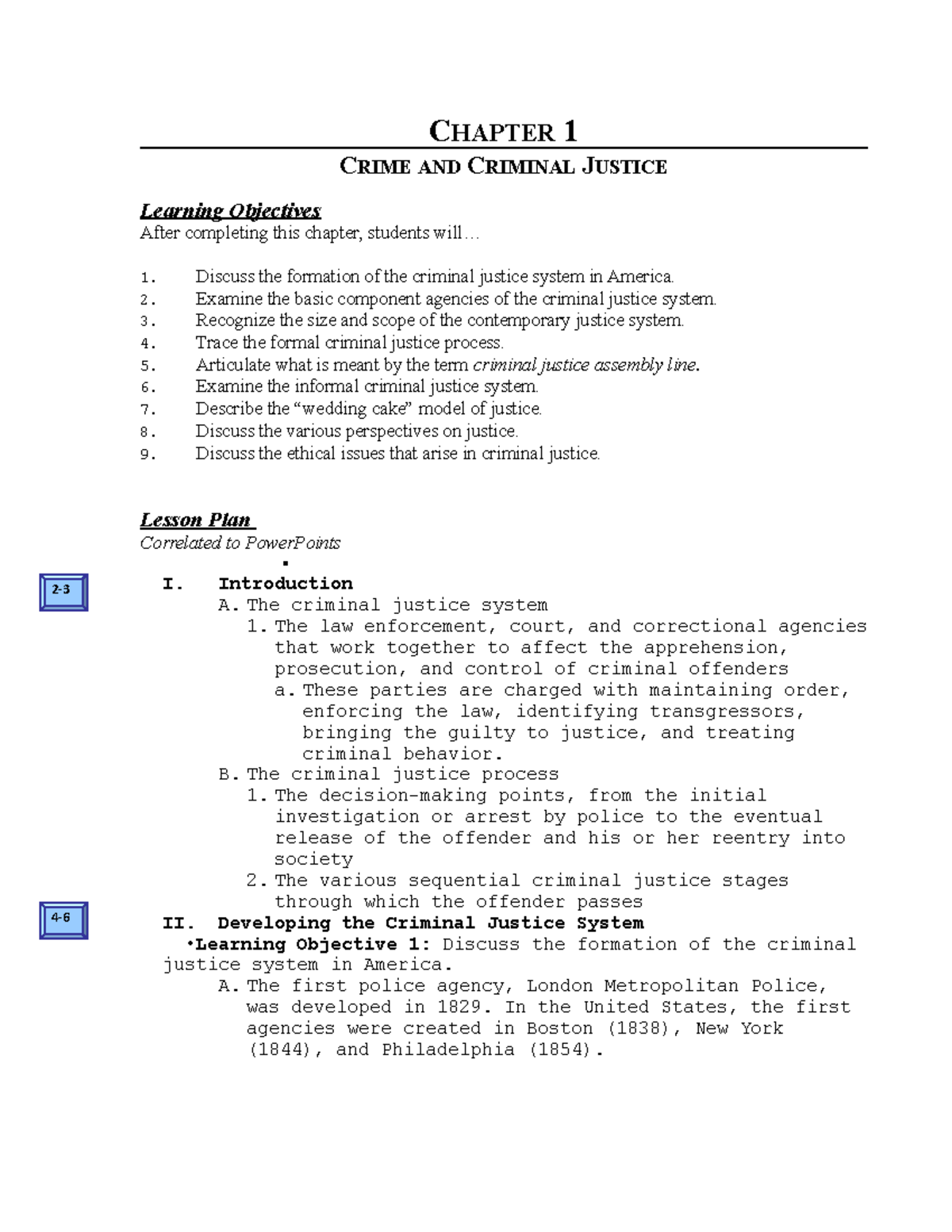 Chapter 1 Notes - CHAPTER 1 CRIME AND CRIMINAL JUSTICE Learning ...