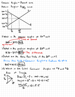 Microeconomic Principles Lesson 4 - Comparative Statics - Outline ...