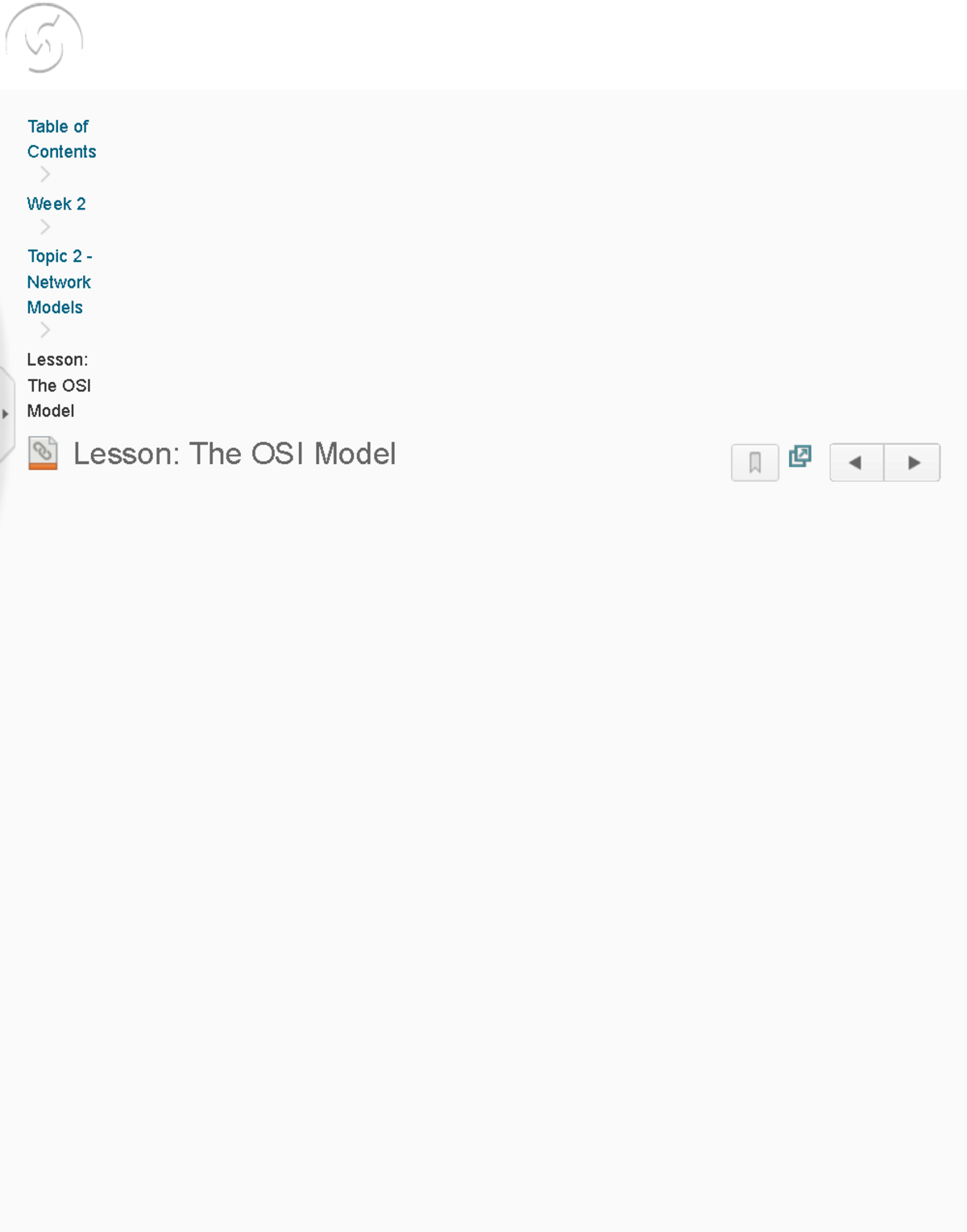 17.FA.CIS.1130.501 Lesson Notes on the OSI Model Fundamentals - Studocu