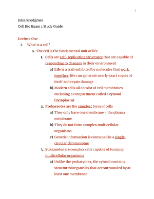 Comprehensive Study Guide on Protein Structure and Function (BIO101 ...