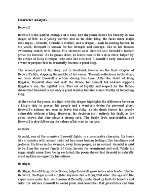 Lines of Beowulf - Beowulf The opening lines of the epic: "So. The ...