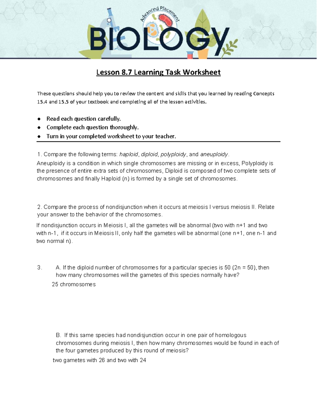 APBIO 8.7 Lesson 8 Learning Task Worksheet Review - Studocu