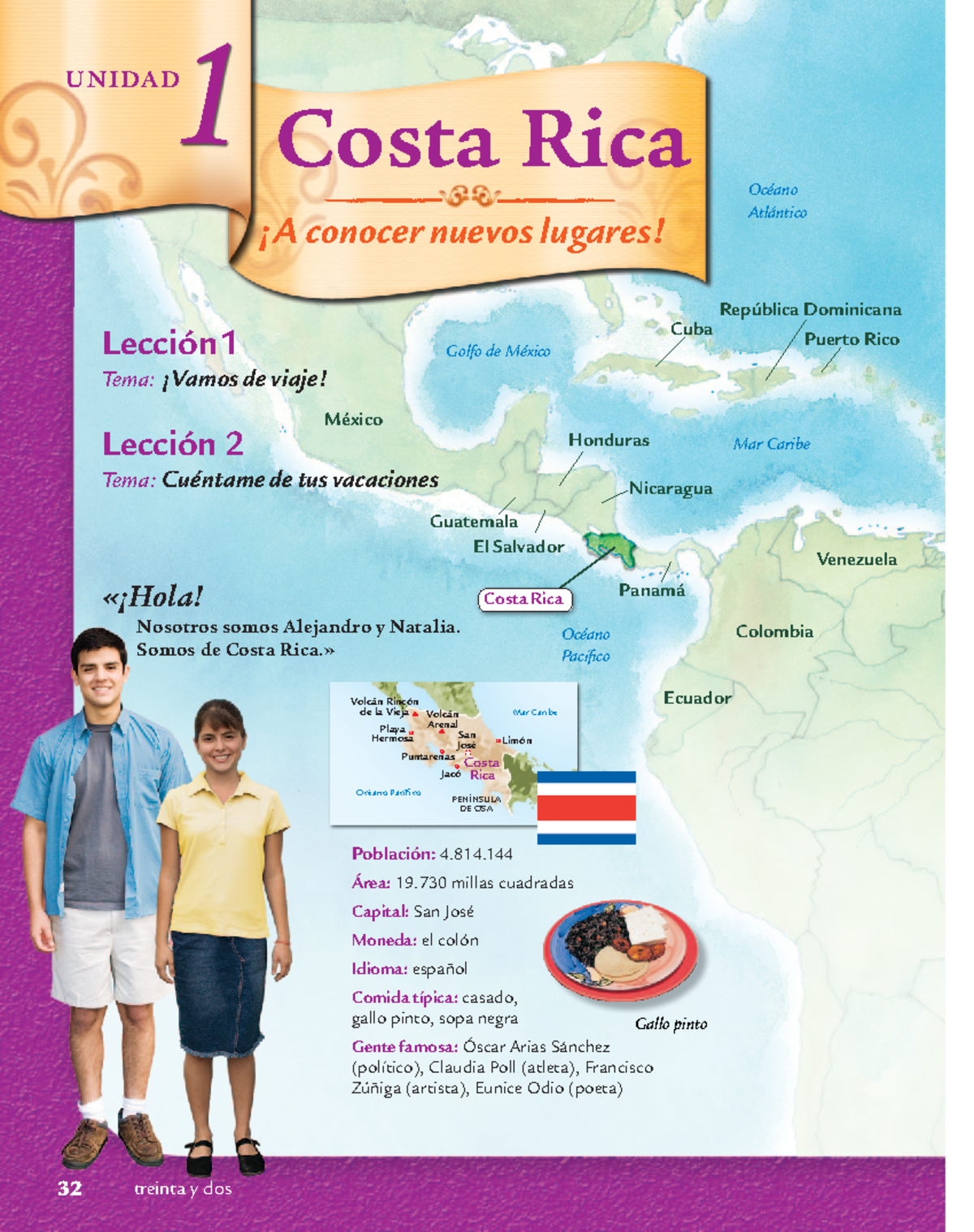 Unidad 1: Explorando Costa Rica - Lecciones y Cultura - Studocu