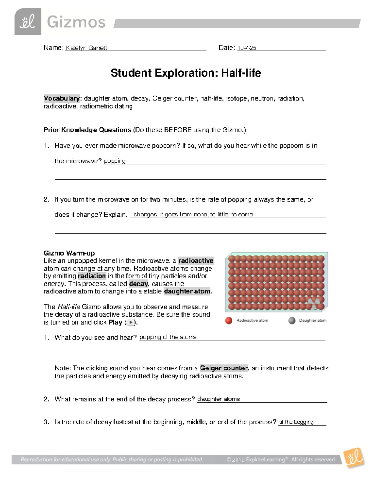 Half-life SE: Exploring Radioactive Decay and Isotopes - Studocu