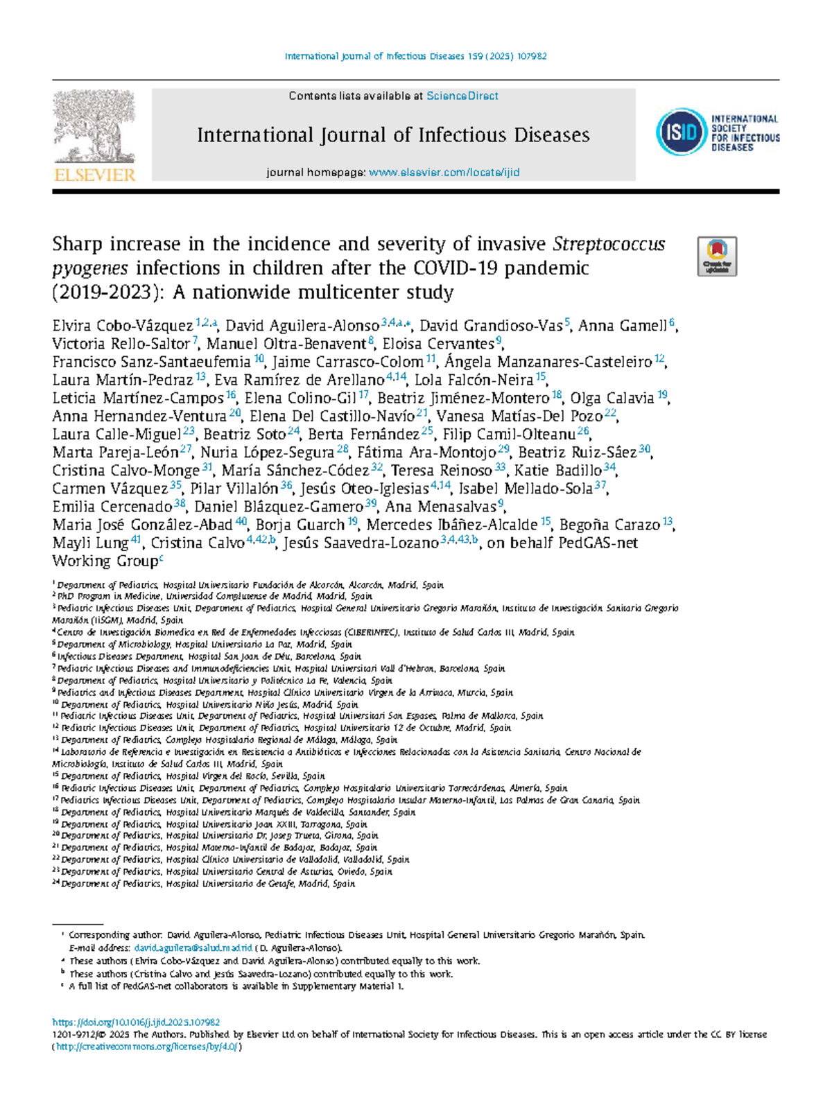 Sharp Rise in Pediatric Invasive Group A Streptococcus Infections (iGAS ...