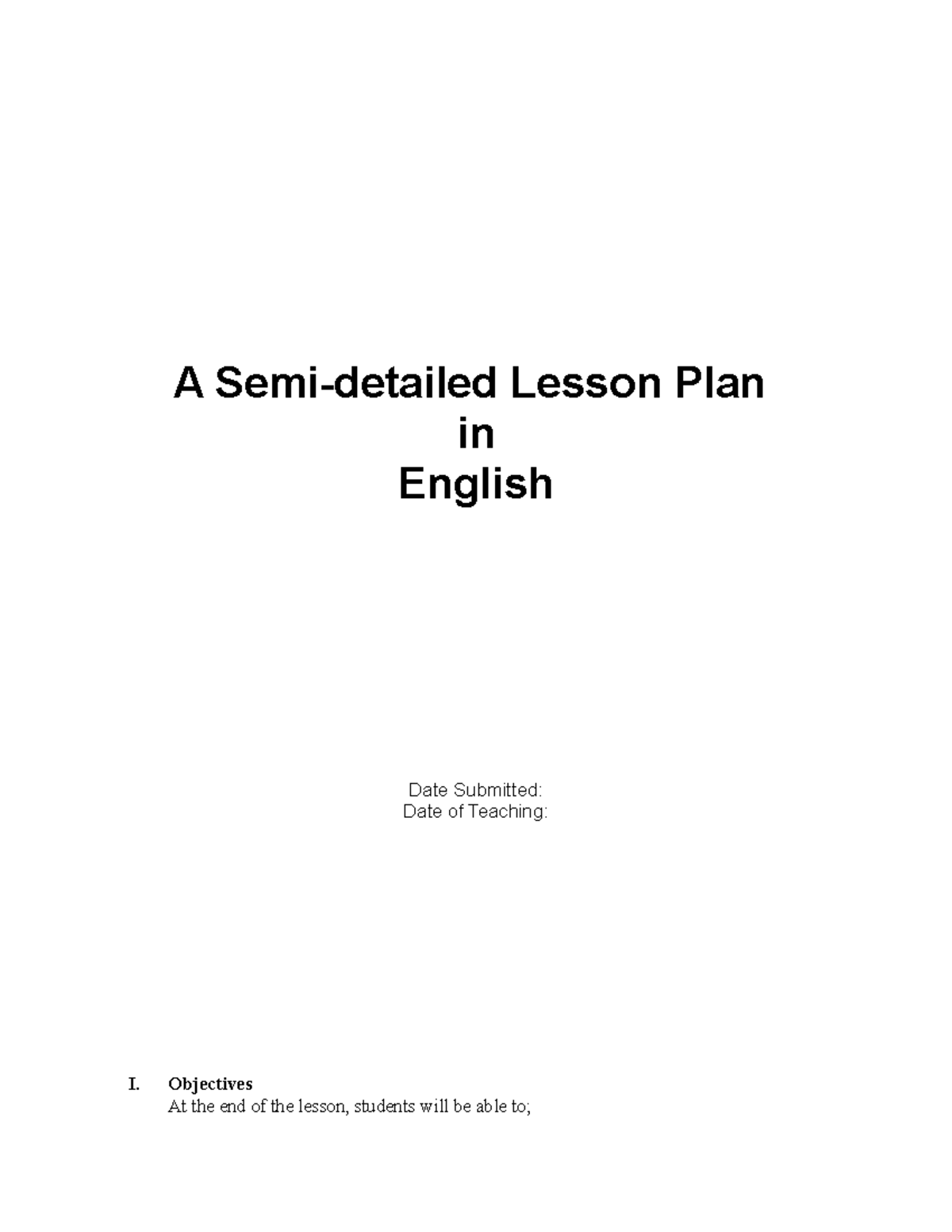 English 101: Kinds of Sentence Structure - Semi-Detailed Lesson Plan ...