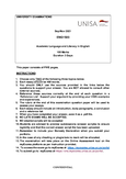 Eng 1503 - Unisa - Academic language and Literacy in English. - Studocu