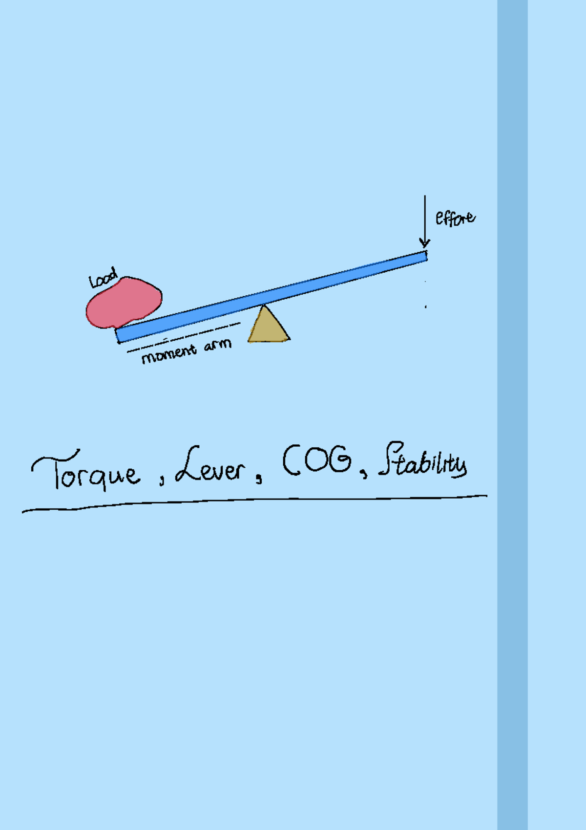 Lecture 6: Torque, Moment Arm, Stability, and Equilibrium Concepts ...