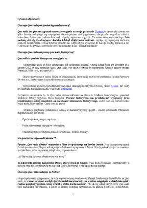 Matura Polski pods - Nic - Czesc 1. Test Jezyk polski W uzyciu ...