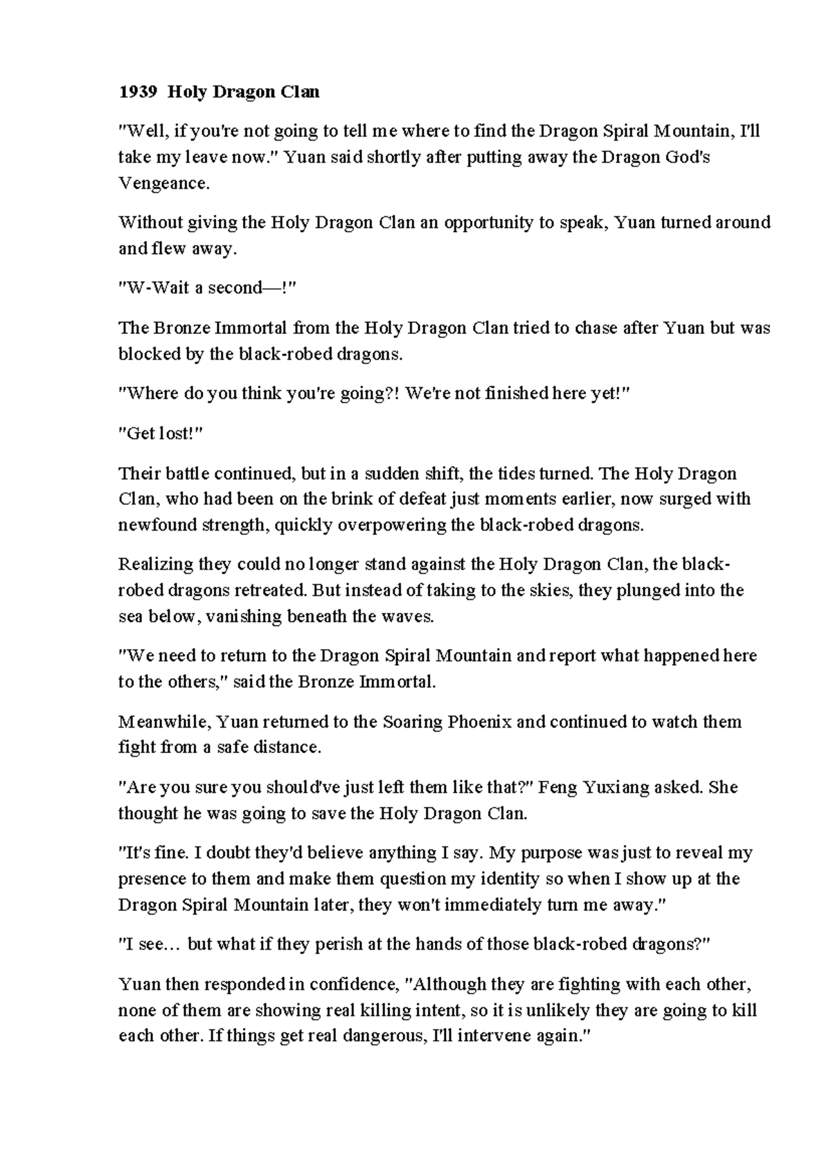 1939 - ADAF: The Clash of the Holy Dragon Clan and Dragons - Studocu