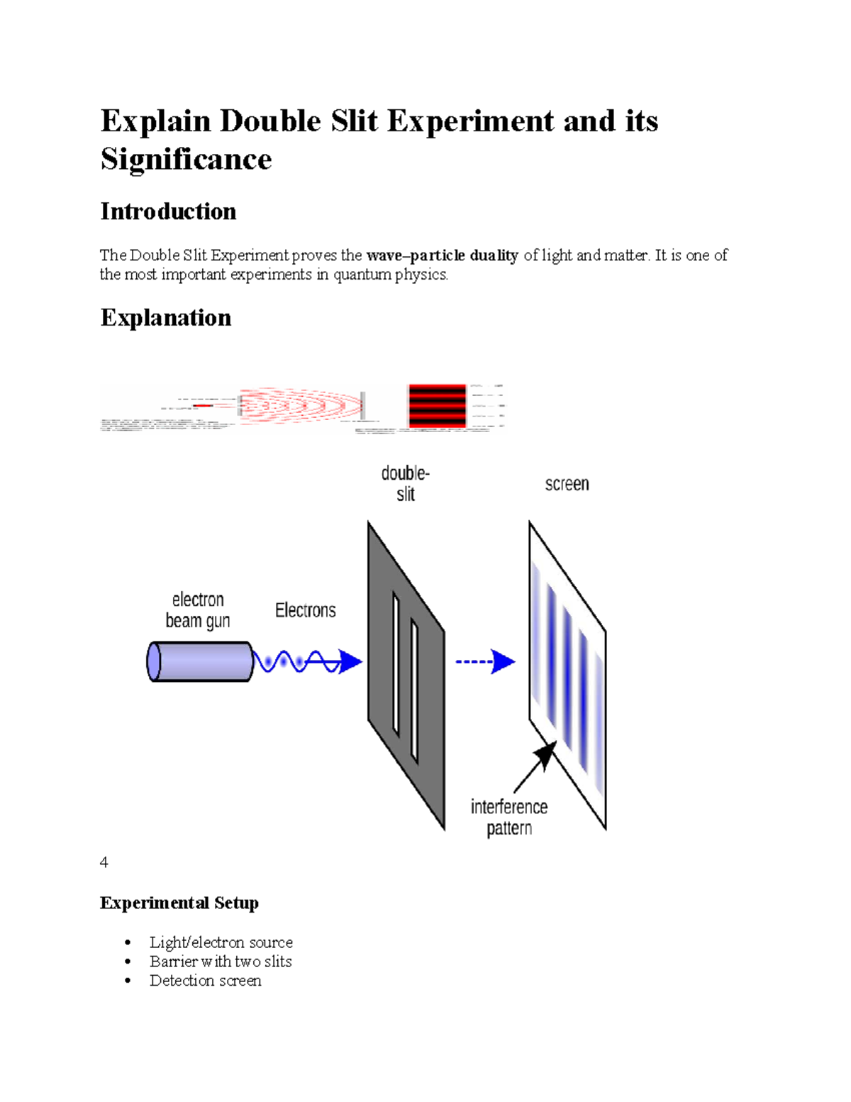Double Slit Experiment & Heisenberg Uncertainty Principle Explained ...