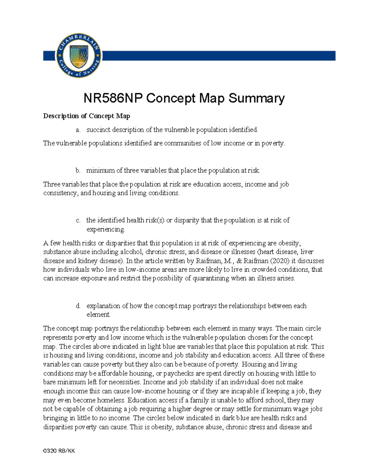NR586NP Vulnerable Populations: Health Risks & Intervention Strategies - Studocu