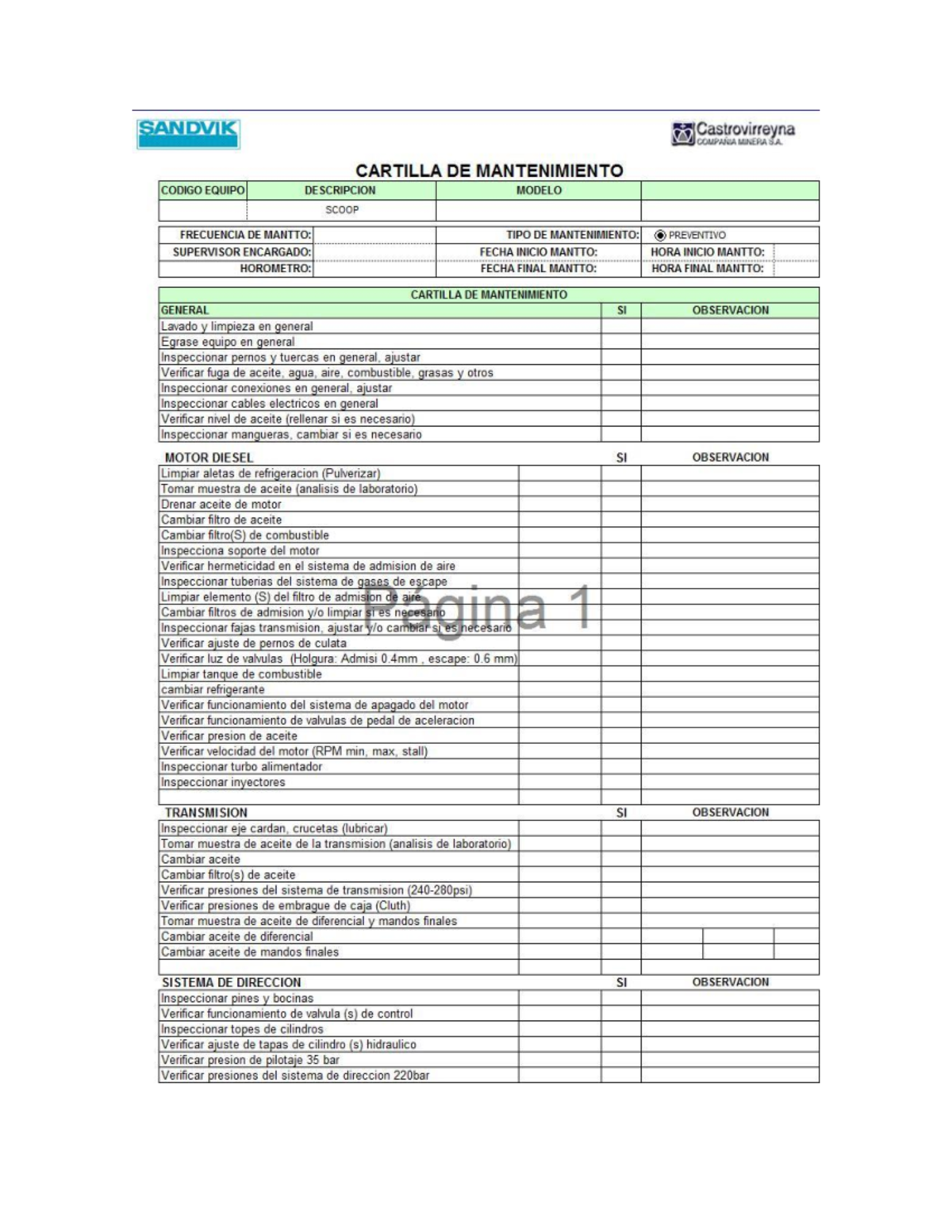 Cartilla 1 - gestión de mantenimiento - Warning: TT: undefined function: 32 - Studocu