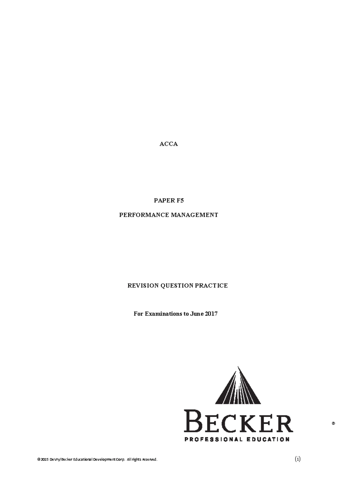 17 ACCA-F5-Revision-Question-Practice-j17glo - ACCA PAPER F5 ...