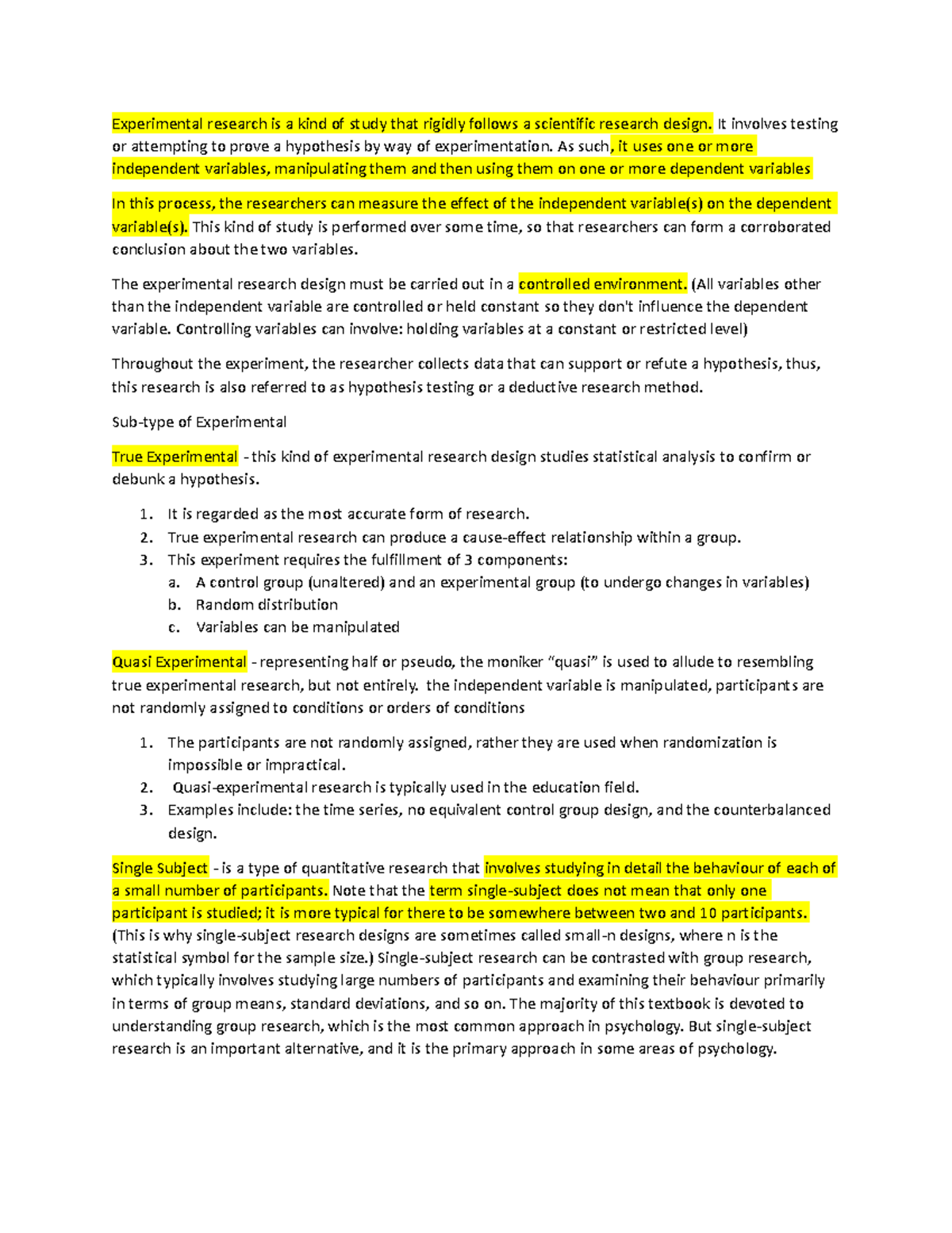 Quantitative Research Methods: Experimental, Correlational, and ...