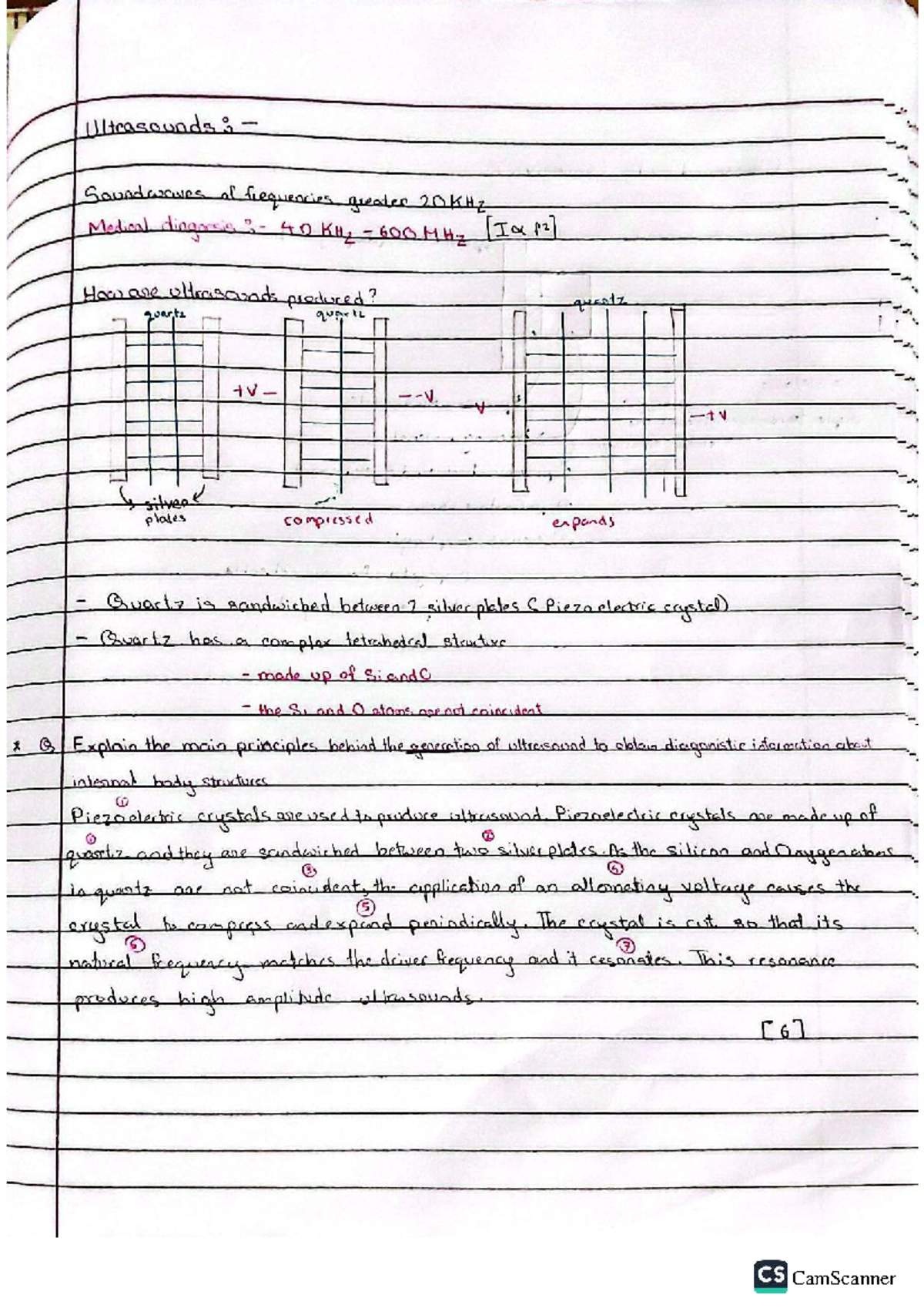 9702 A2 Ultrasound Principles and Diagnostic Applications - Studocu