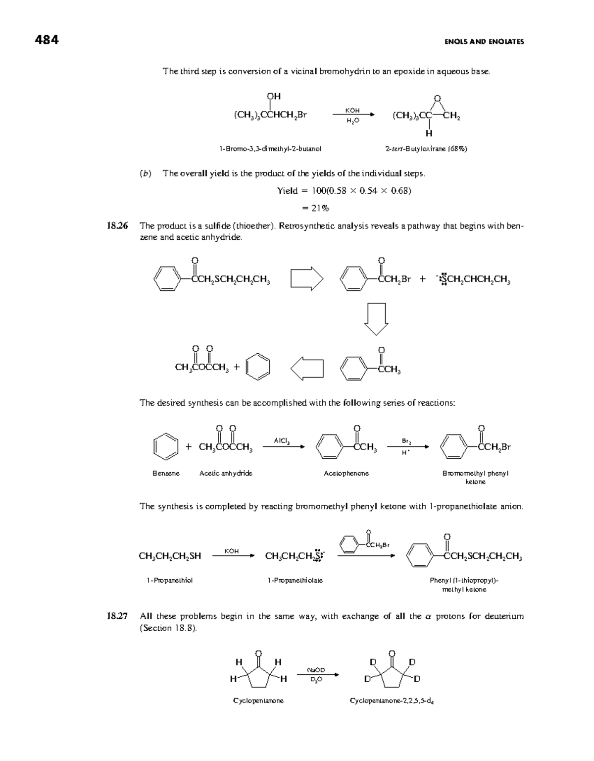 484 ENOLS AND ENOLATES: Synthesis Pathways and Reactions - Studocu