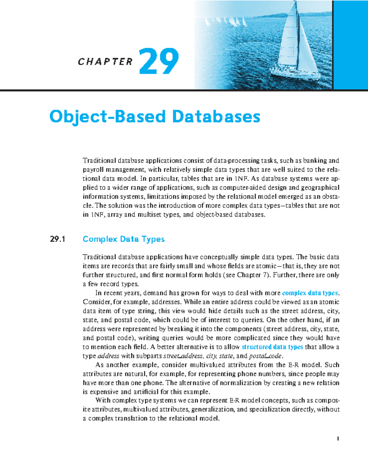 ADB UNIT 4(I) - Object-Based Databases: Complex Data Types and ...