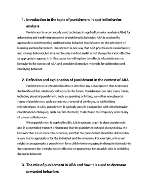 Applied Behavior Analysis: The 7 Dimensions Explained (Class 609) - Studocu