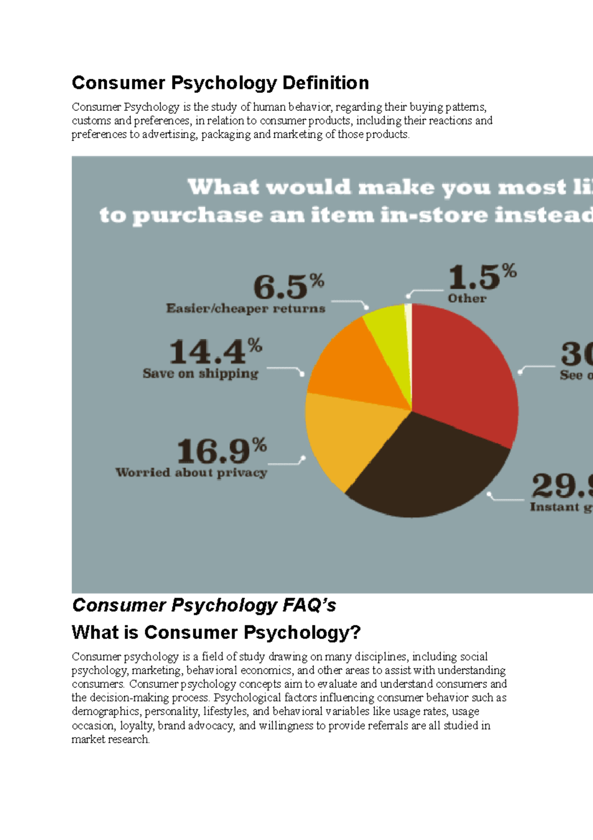 Introduction to Consumer Psychology: Insights and Historical Context ...