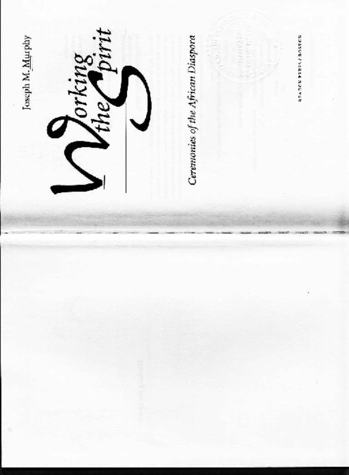 Haitian Vodou: Working the Spirit by Joseph M. Murphy - Studocu