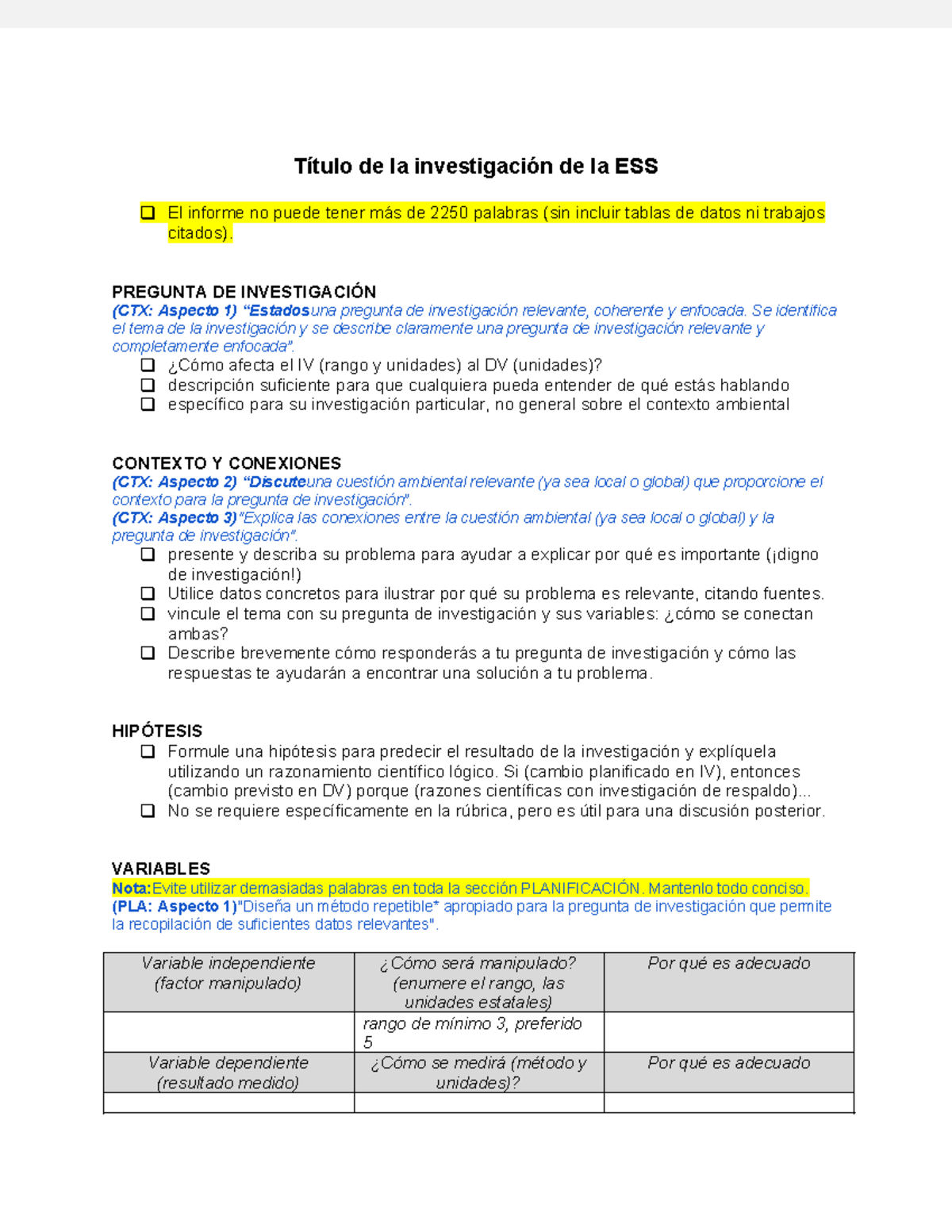 IB+ESS+IA+Report+Template+and+Guidelines+for+Research - Studocu