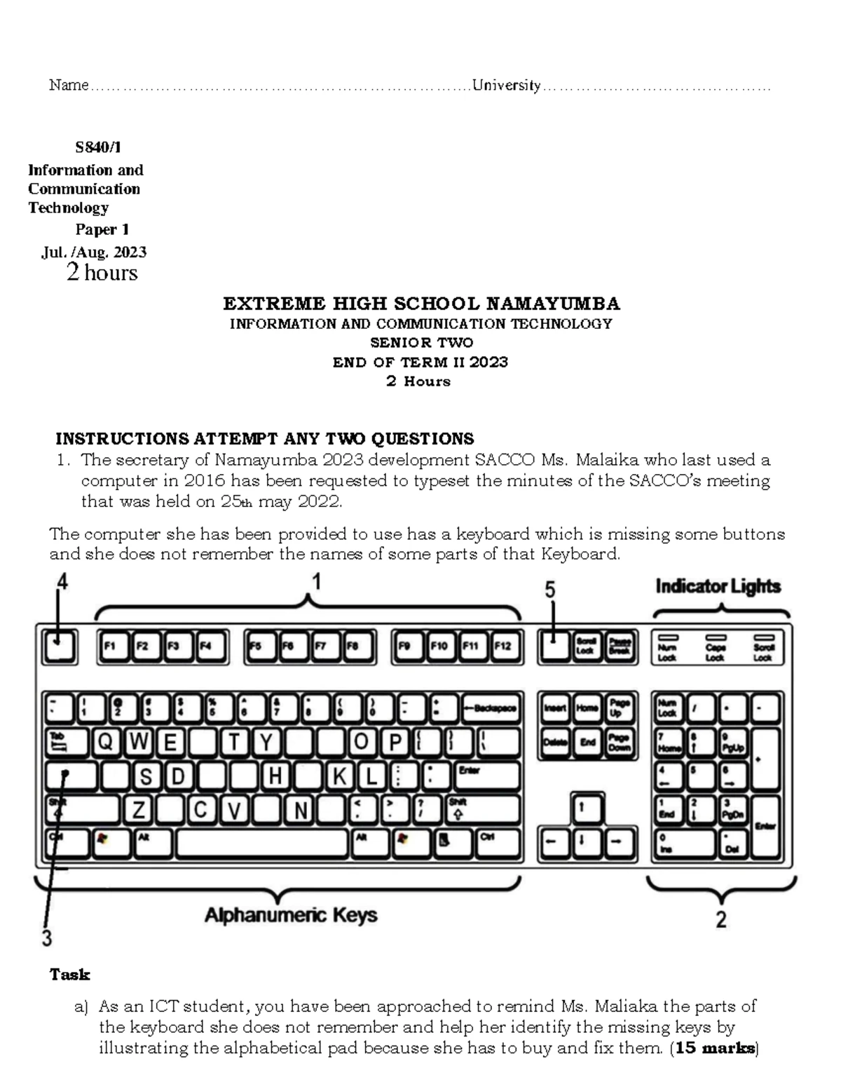 Ubteb PAST Paper NCIT212: Network & Data Comm Exam MAY 2022 - Studocu