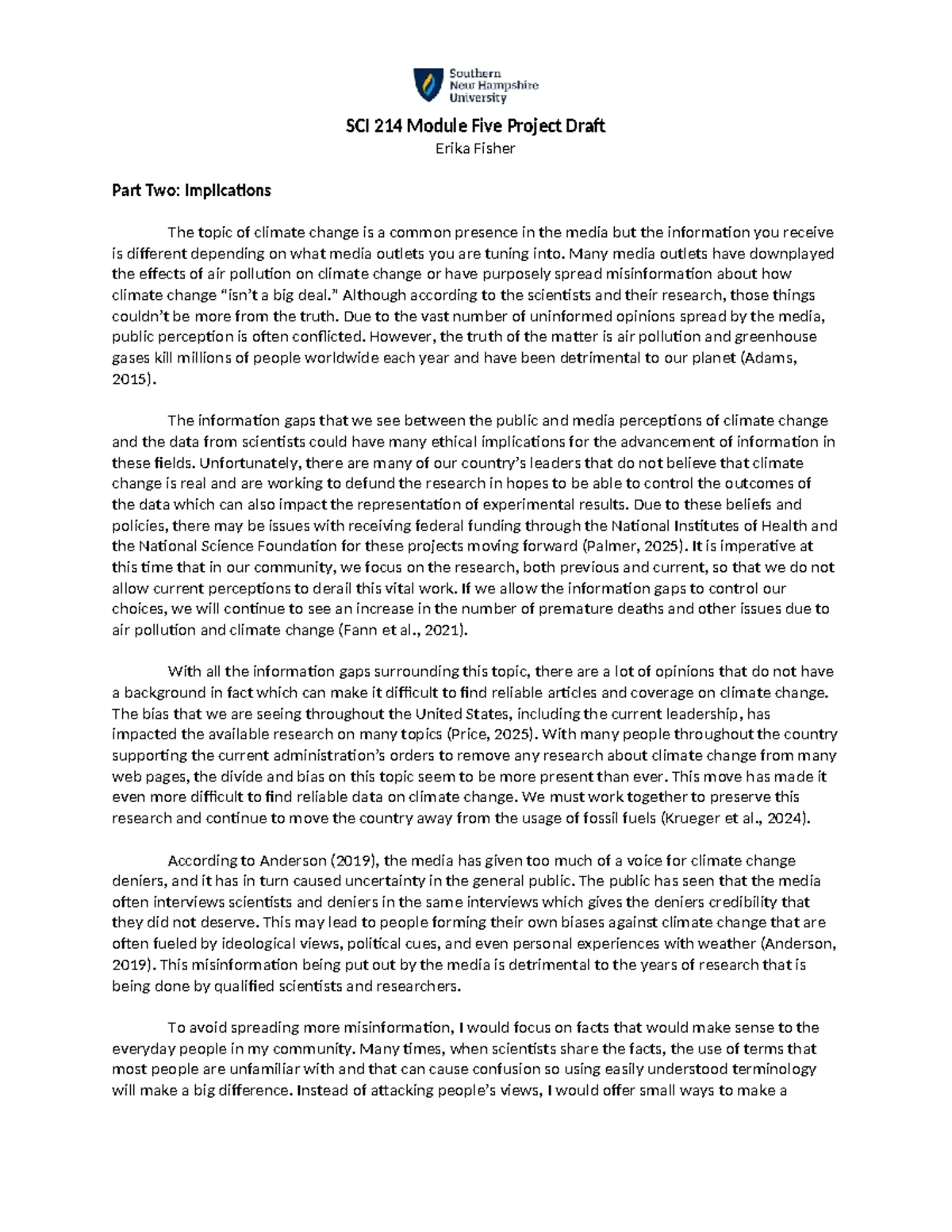 Project proposal: Evaluating sources on air pollution impacts in SCI ...