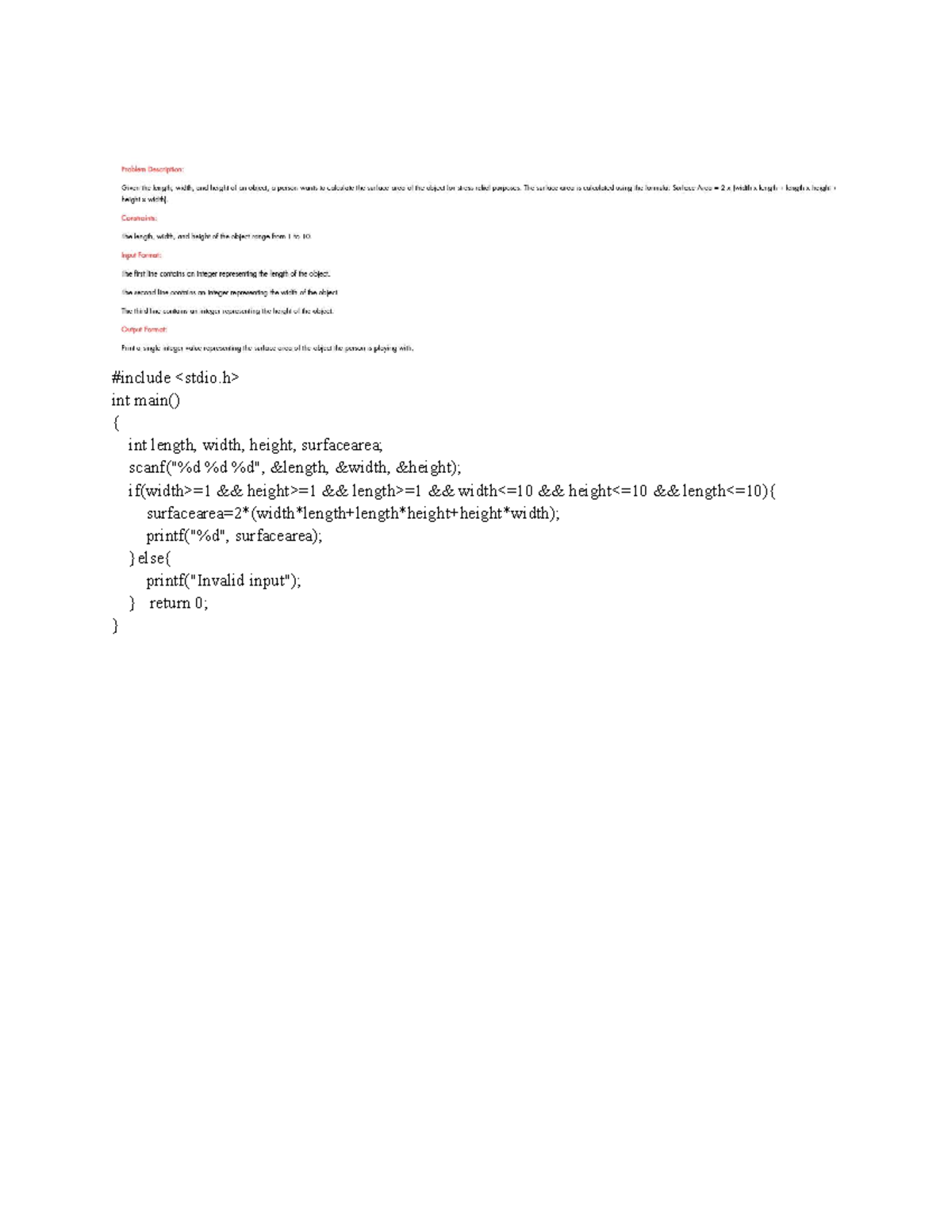 E-Lab C Sample Programs: Code Snippets and Functions - Studocu