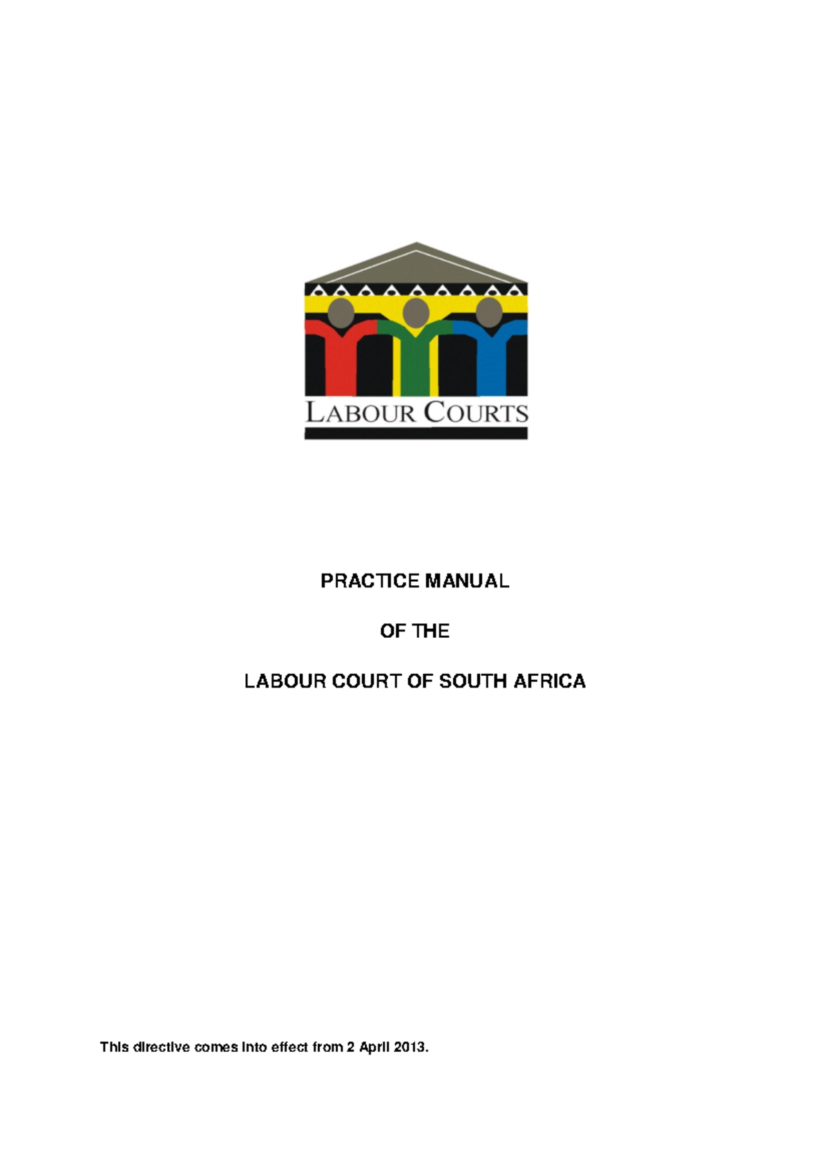 Labour Court Practice Manual: Guidelines and Compliance Overview - Studocu