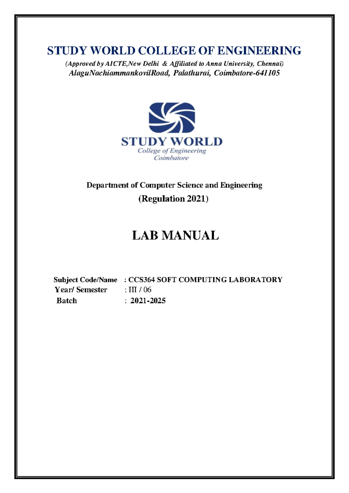 AL3461 ML Lab: Implementing FIND-S, Candidate-Elimination, and ID3 - Studocu