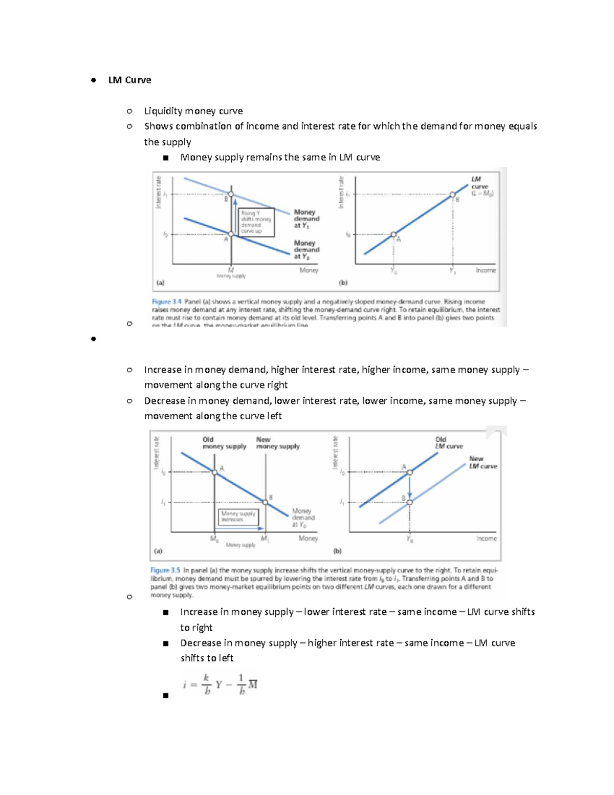 3 - IS-LM Model Analysis: Income, Interest Rates, and Money Supply ...