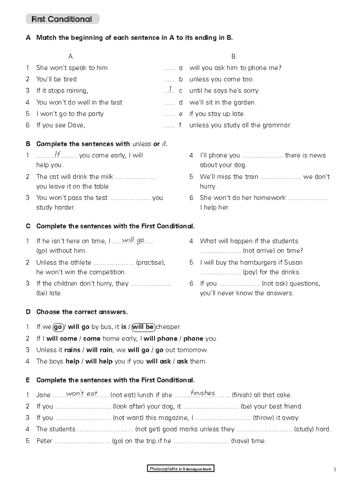 Rephrasing - examen b2 - WWW.INTERCAMBIOIDIOMASONLINE | Marc Andrew ...