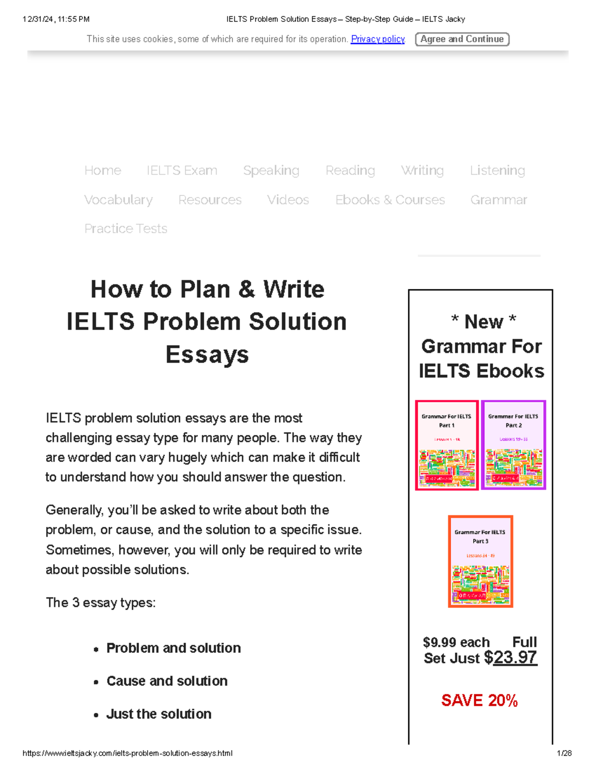 Ielts Problem Solution Essays – Step-by-Step Guide – Ielts Jacky ...