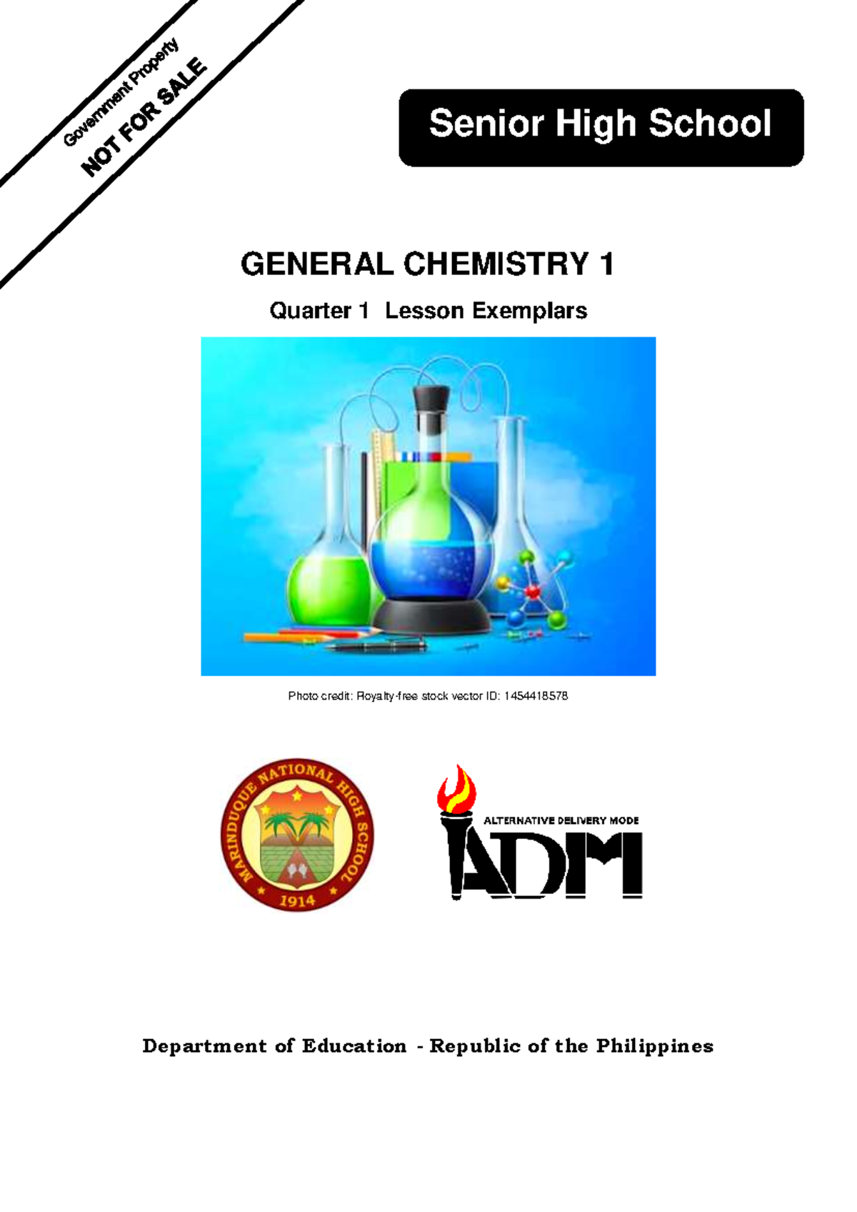 General Chemistry 1 (Chem 101): Quarter 1 Lesson Exemplars - Studocu