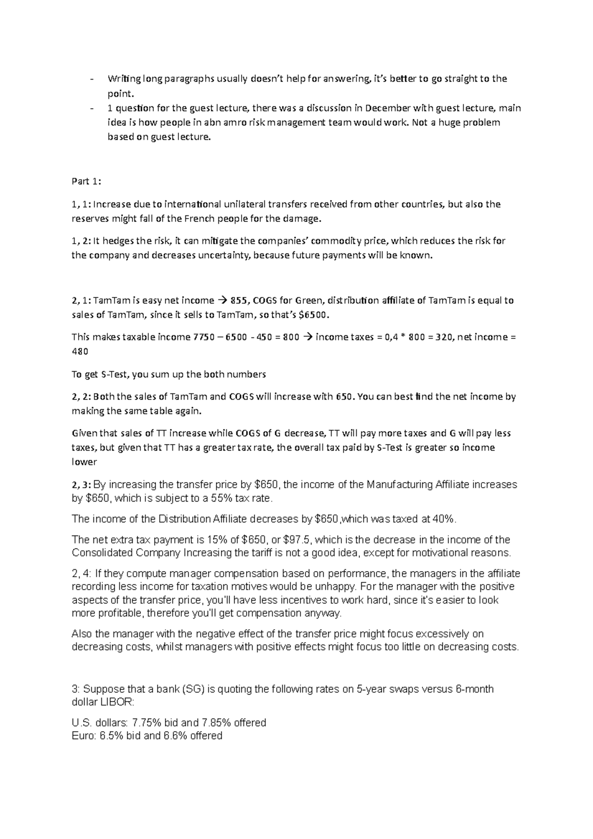 IFIG - Tutorial I Notes on Risk Management and Foreign Experience ...